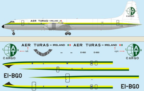 F-RSIN P4124 CL-44J - Aer Turas
