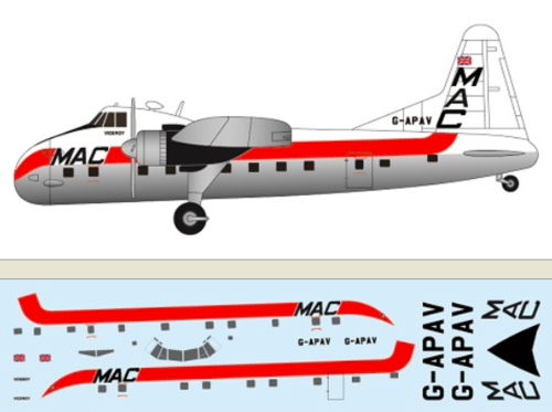 F-RSIN P4110 Bristol 170 Superfreighter Mk.32 - MAC