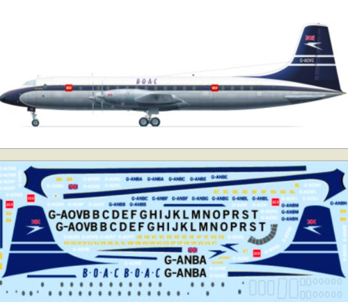F-RSIN P4020 Bristol Britannia - B.O.A.C