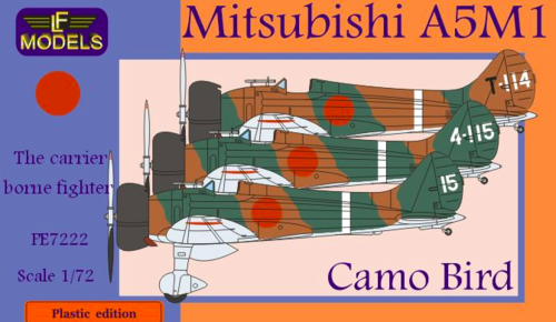LF Models PE7222 Mitsubishi A5M1 Claude Camo Bird