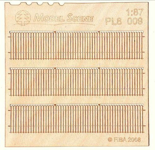 Model scene PL8-009 Stockade Fence - Short