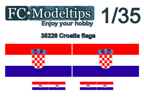 FC ModelTrend C35726 Adaptable flags Croatia