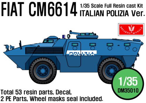 DEF Model DM35010 Fiat CM6614 LAV 'Polizia' (Full kit)