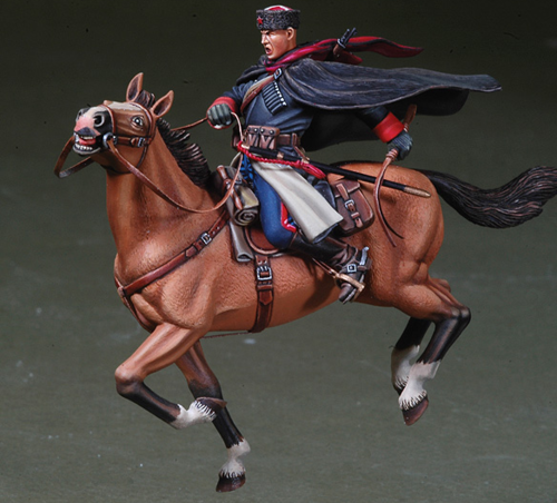 DEF Model DO35C09 WWII Russian Cossack Cavalry W/ Whip