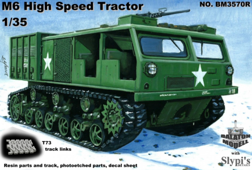 Balaton Modell BM3570R M6 High speed tractor w. resin track (ww2)