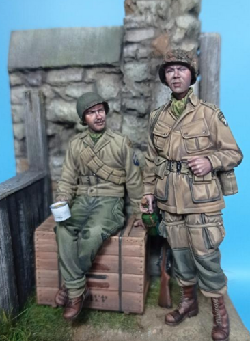 The Bodi Miniatures 35169 US Paratrooper & Infantry soldier - Normandy 1944