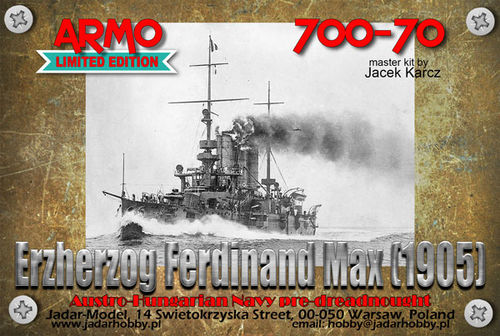 Armo 700-70 SMS Erzherzog Ferdinand Max (1905)