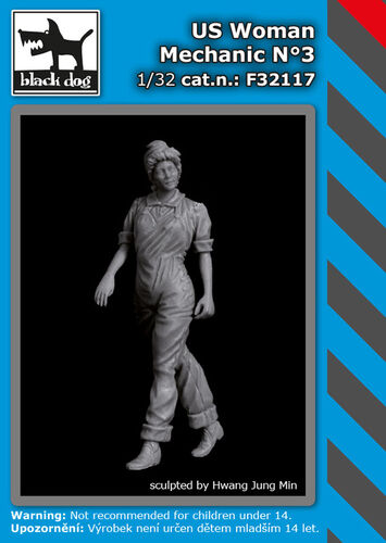 Black Dog F32117 US woman mechanic N°3