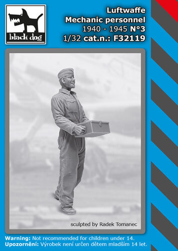 Black Dog F32119 Luftwaffe mechanic personnel N°3