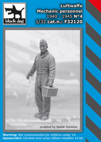 Black Dog F32120 Luftwaffe mechanic personnel N°4