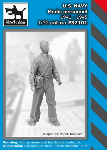 Black Dog F32101 U.S. NAVY Medic personnel 1941-1945