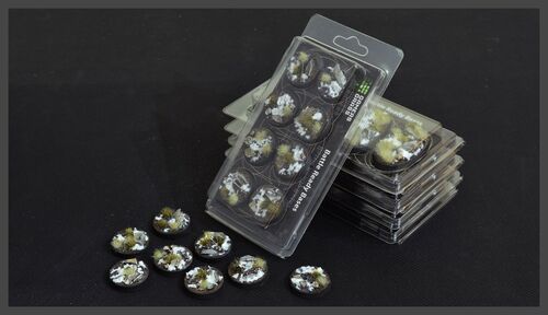 GamersGrass GGB-WR32 Winter Bases Round 32mm (x8)