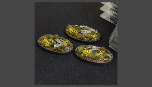 GamersGrass GGB-HLO75 Highland Bases Oval 75mm (x3)