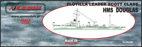 AJM Models 350-006 Flotilla Leader Scott Class HMS DOUGLAS 1942 r.