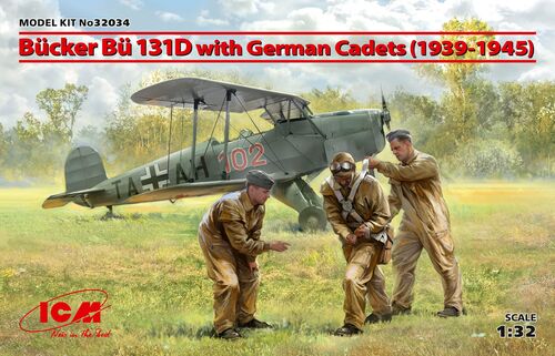 ICM 32034 Bücker Bü 131D with German Cadets (1939-1945)