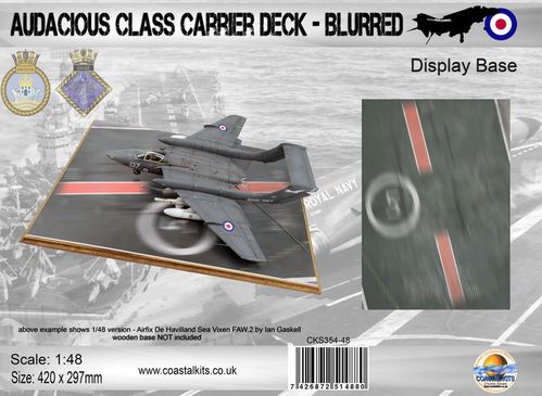 Coastal kits S354-48 Audacious Class Carrier Deck - Blurred 420 x 297mm