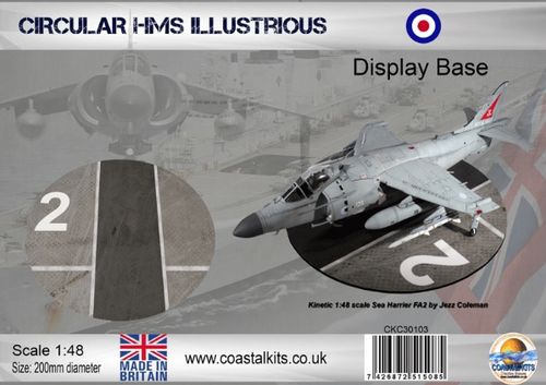 Coastal kits C30103 Circular 1:48 HMS Illustrious 200mm