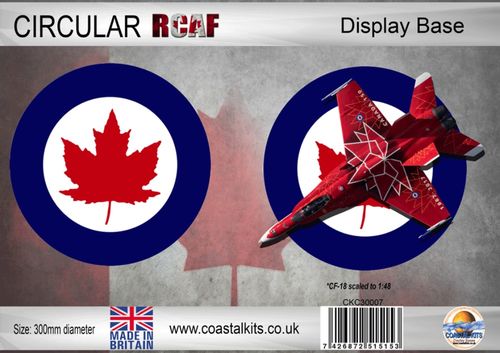 Coastal kits C30007 Large Circular Display Base RCAF 300mm