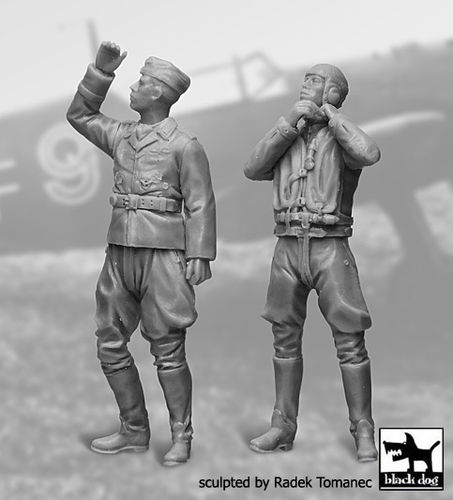 Black Dog F32042 German Luftwaffe pilots set N°2 1940 - 45