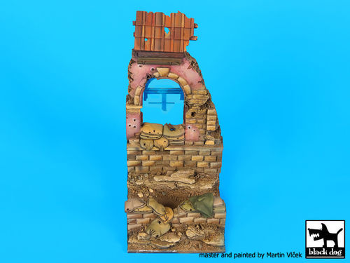 Black Dog D35103 House ruin Italy 1944 base (75x75 mm)