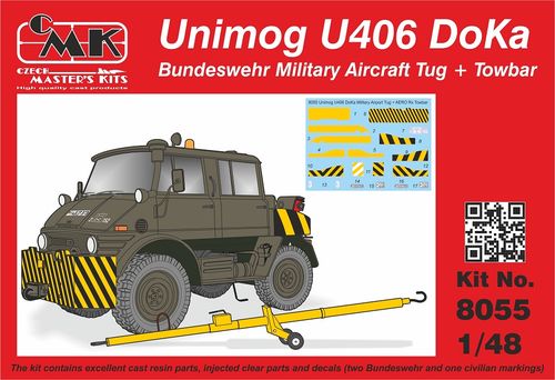 CMK K8055 Unimog U406 DoKa Bundeswehr Military Aircraft Tug + towbar