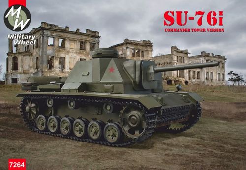 Military Wheels 7264 Su-76i Commander Tower Version