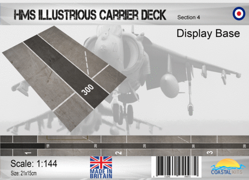 Coastal kits S264-144 HMS Illustrious Deck Section 4 210 x 148mm