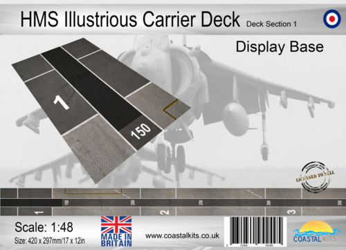 Coastal kits S261-48 HMS Illustrious Deck Section 1 420 x 297mm