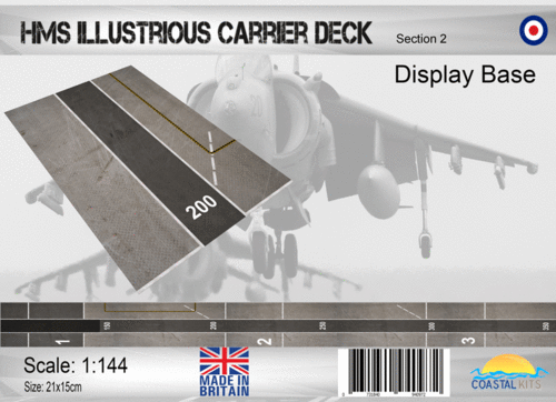 Coastal kits S262-144 HMS Illustrious Deck Section 2 210 x 148mm