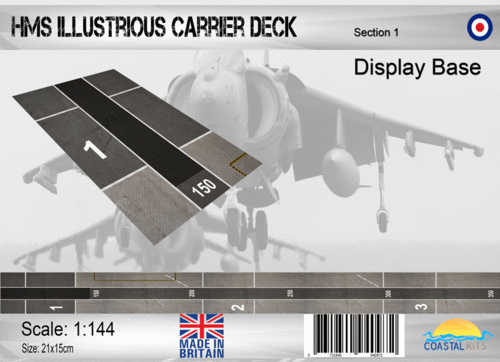 Coastal kits S261-144 HMS Illustrious Deck Section 1 210 x 148mm