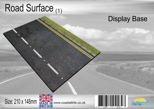 Coastal kits D010 Dinky Road Display Base 1 210 x 148mm