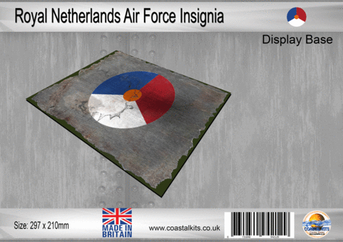 Coastal kits S650-72 Dutch Air Force Insignia 297 x 210mm