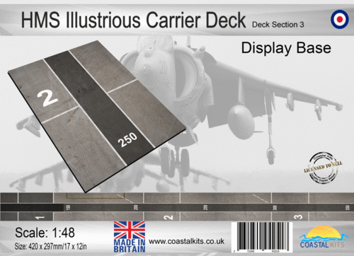 Coastal kits S263-48 HMS Illustrious Deck Section 3 420 x 297mm