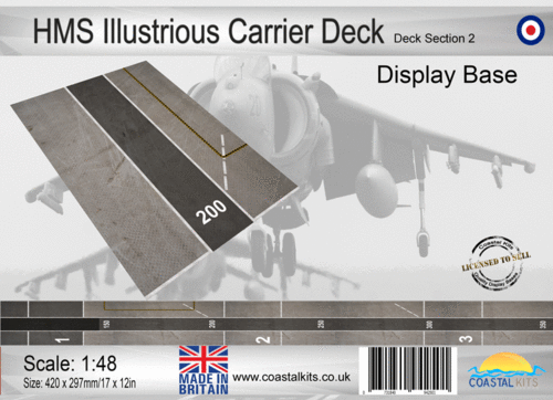 Coastal kits S262-48 HMS Illustrious Deck Section 2 420 x 297mm