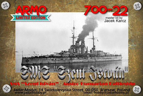 Armo 700-22 SMS Szent Istvan - the Austro-Hungarian Battleship