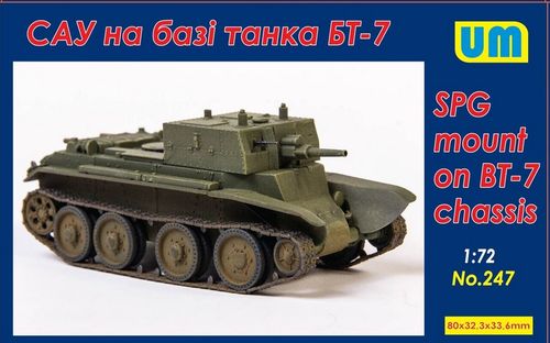 Unimodels 247 SPG Mount on BT-7 Chassis