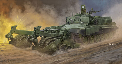 Trumpeter 09552 Russian Armored Mine-Cleaning Vehicle BMR 3