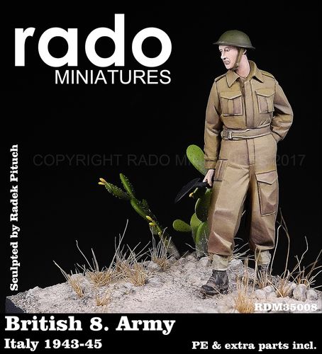 Rado Miniatures 35008 British 8. Army Italy 1943-45 PE & extra parts included