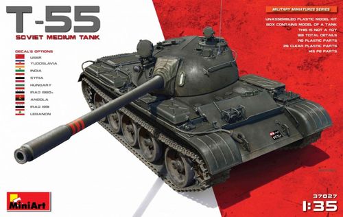 MiniArt 37027 T-55 Soviet medium tank