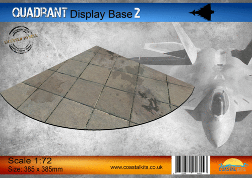 Coastal kits Q101-72 1:72 Quadrant Display Base 2 385 x 385mm