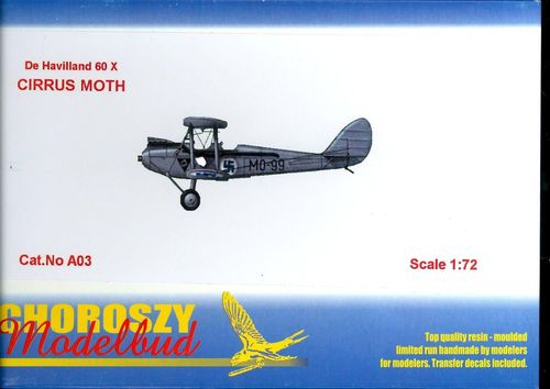 Choroszy Modelbud A03 De Havilland 60 X CIRRUS MOTH