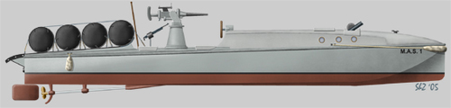Choroszy Modelbud S23 Italian Motorboat M.A.S. 1