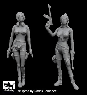 Black Dog F35156 Post apocalyptic women set