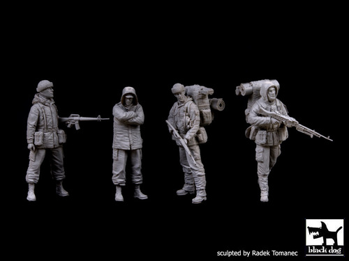 Black Dog F35088 British Marines plus Argentine soldier big set