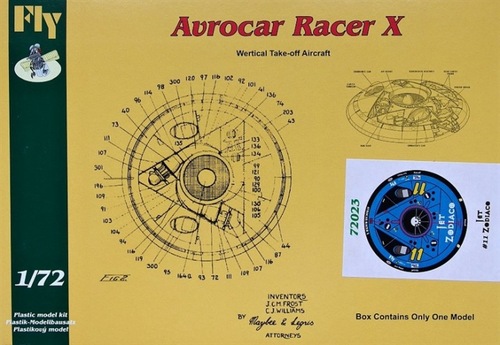 FLY 72023 Avrocar Racer X-Zodiaco