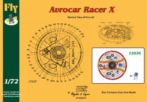 FLY 72026 Avrocar Racer X CMR
