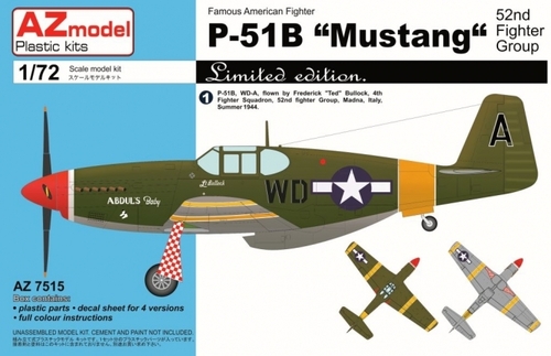 AZ-Model 7515 P-51B Mustang 52' FG