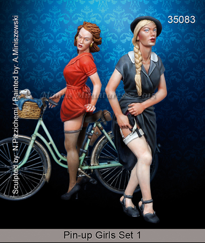 Mantis Miniatures 35083 Pin-up Girls Set 1