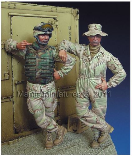 Mantis Miniatures 35034 U.S AFV Crew