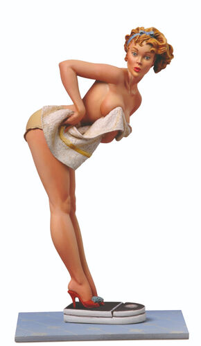 Andrea Miniatures PINUP24 Pin Up Series - Weight Watcher